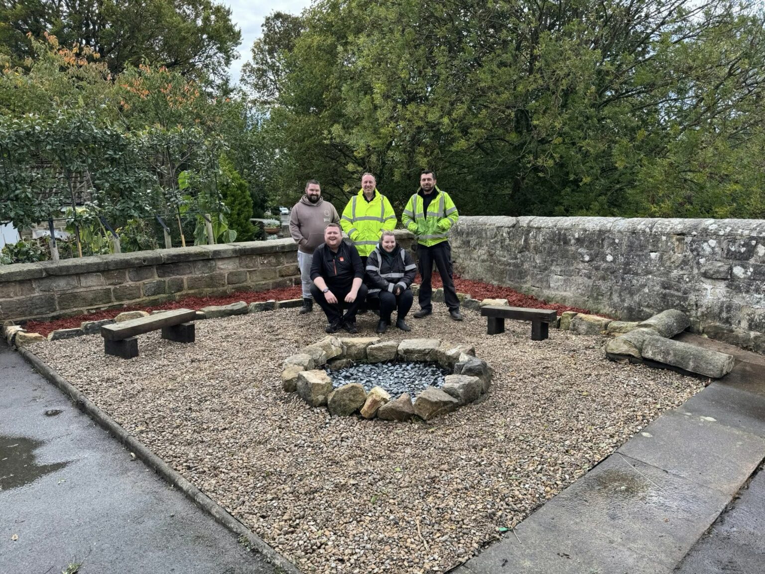 Harrogate B&Q Team Restored the Scout Fire Pit Area and Brought New ...