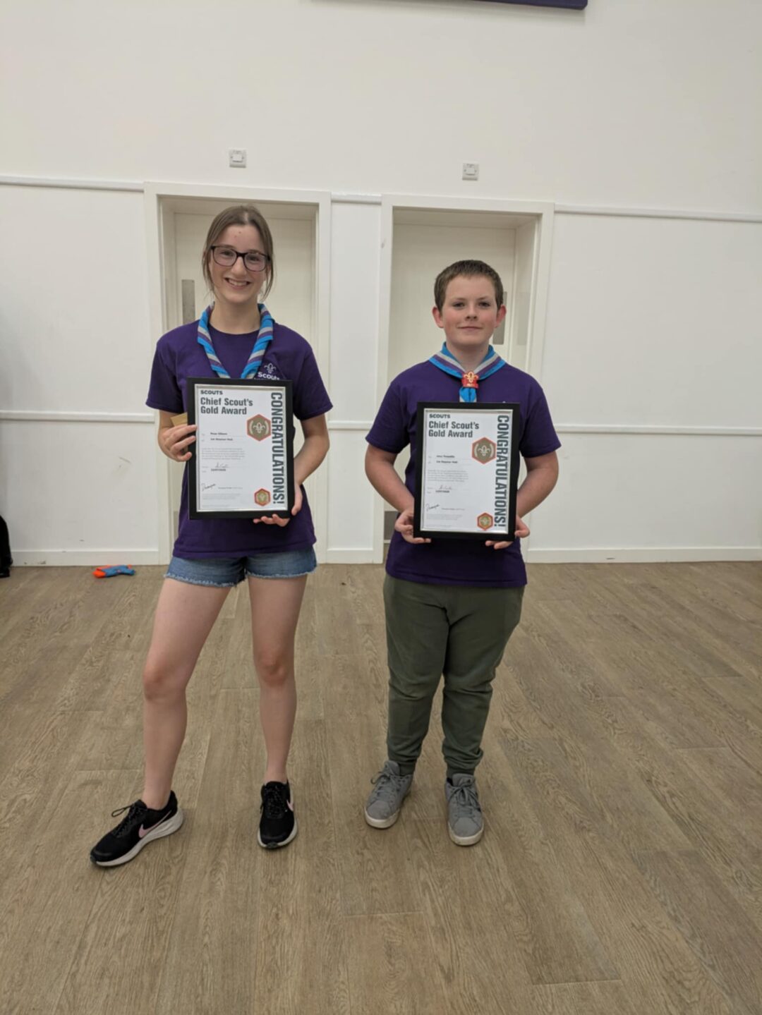Rose Gibson and Alex Tweedlie | North Yorkshire Scouts